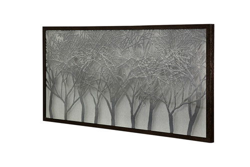 Rectangular Giotto Forest Shadow Box Wall Decoration - 39.5" - Gray ...