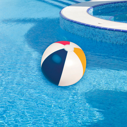 Classic Inflatable 6-Panel Beach Ball - 20" | Christmas Central