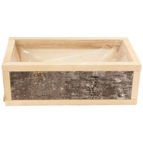 Rustic Wooden Storage Boxes - 15.5" - Set of 2 | Christmas Central