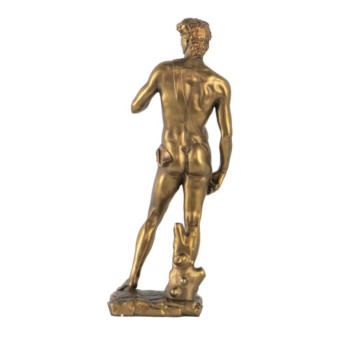 David Tabletop Statue - 13.75" - Gold | Christmas Central