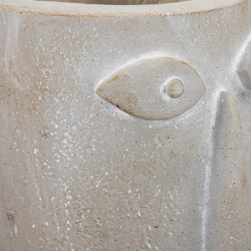 Large Abstract Face Ceramic Outdoor Garden Planter - 12.25" | Christmas ...
