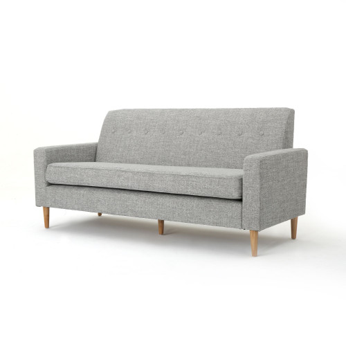71.65" Gray Mid Century Modern Rectangular Sofa | Christmas Central