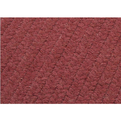 2' x 5' Rosewood Red Handmade Braided Reversible Rectangular Runner Rug ...