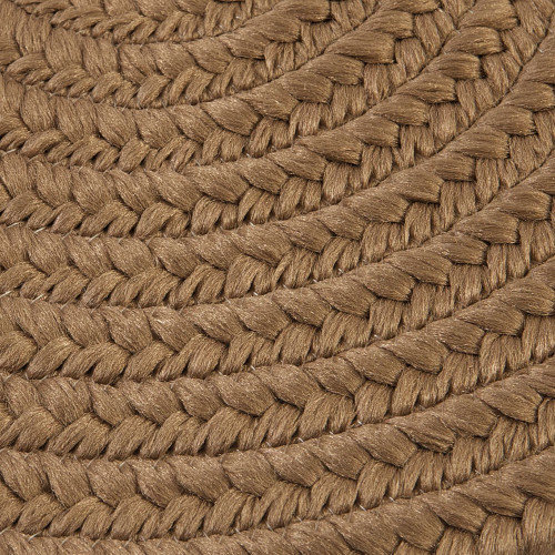 9' x 11' Light Brown Solid Handcrafted Outdoor Reversible Area Throw ...
