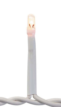 140-Count Clear 8-Function Micro Rice Christmas Light Set, 23.3ft White ...