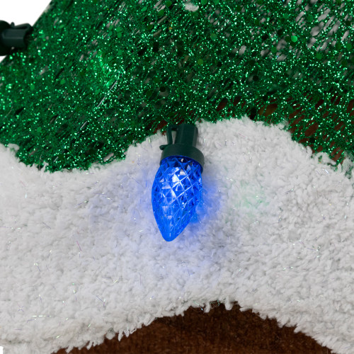 Lighted Christmas Tree Outdoor Yard Decoration - 50" - Green - Multi ...
