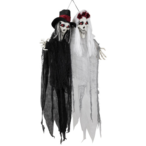 Lighted Skeleton Couple with Sound Halloween Decoration - 47 ...
