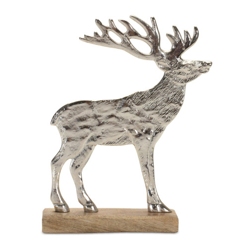 Deer Christmas Tabletop Decorations - 9.5" - Set of 2 | Christmas Central