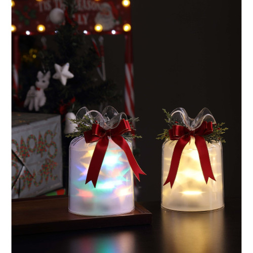 LED Lighted Stars Gift Bag with Music - 7.75" - Set of 4 | Christmas ...