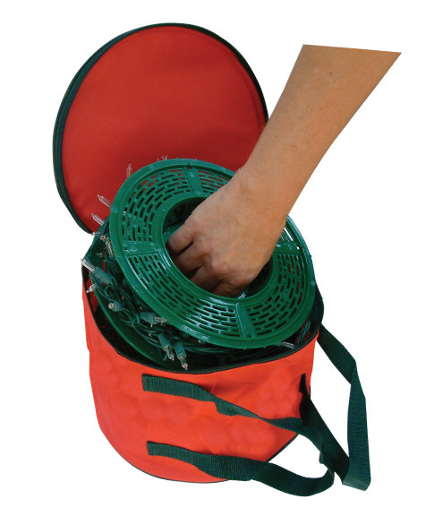 Christmas Light Storage Reels with Red Zip Up Bag - Set of 3 Reels ...
