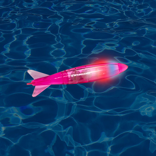 LED Lighted Torpedo Swimming Pool Diving Toys - 5" - Set of 3 ...