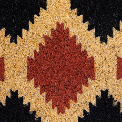 Diamond Pattern with Cream Accent Autumn Doormat 18" x 30" | Christmas ...