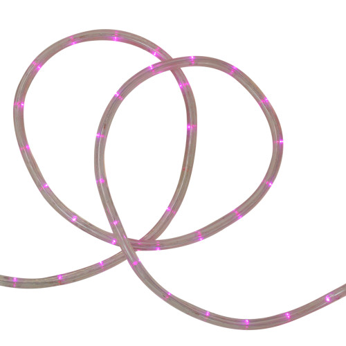 24' Pink Commercial Grade LED Outdoor Christmas Rope Light on a Spool ...