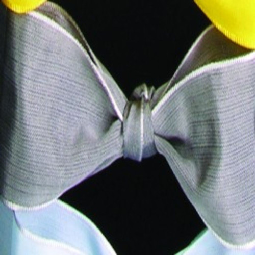 Gray & Silver Solid Wired Craft Ribbon 2.5" x 27 Yards | Christmas Central