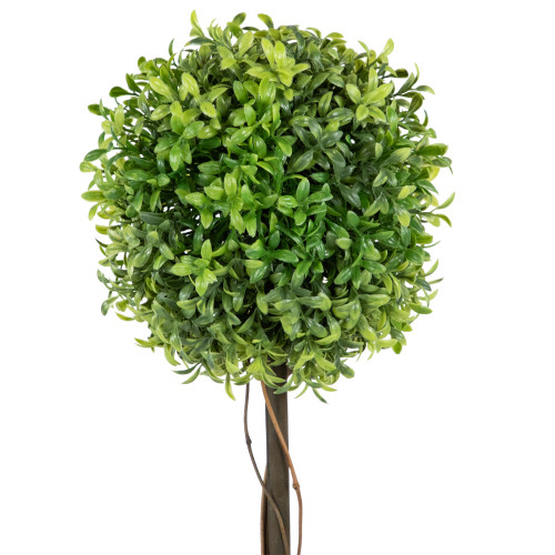 Potted Artificial Round Boxwood Topiary Tree - 18" | Christmas Central