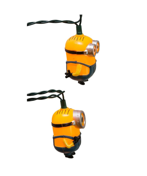 Despicable Me Minions Christmas Light Set - Clear - 9' Green Wire ...