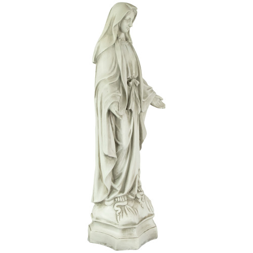 28.25" Religious Standing Virgin Mary Outdoor Garden Statue | Christmas ...