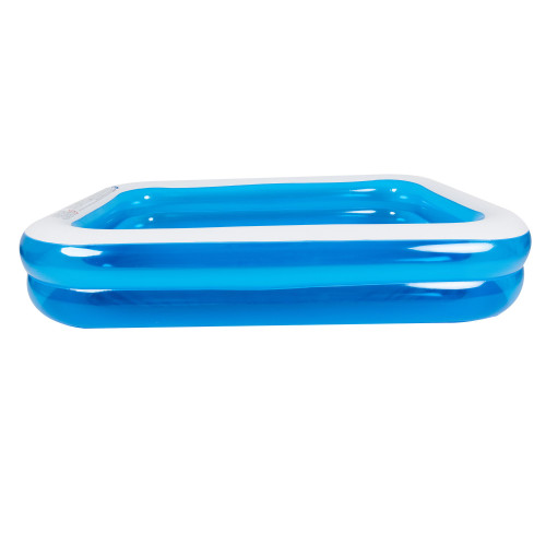 8.5' Blue & White Inflatable Rectangular Swimming Pool | Christmas Central