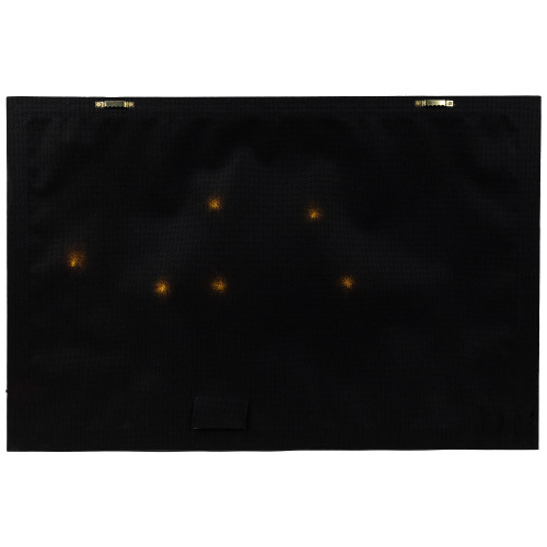LED Lighted Creepy Haunted House Halloween Canvas Wall Art - 11.75" x ...