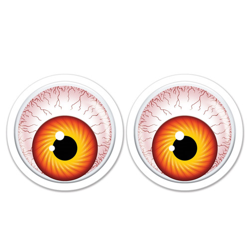 Club Pack of 24 Giant Googly Eyeballs Halloween Decorations - 6 ...