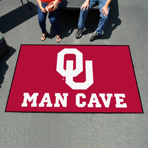 59.5" x 94.5" Red & White NCAA University of Oklahoma Sooners ...