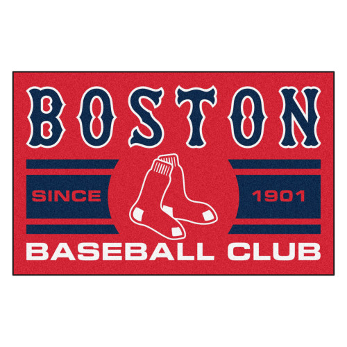 MLB Boston Red Sox Starter Mat Rectangular Area Rug | Christmas Central