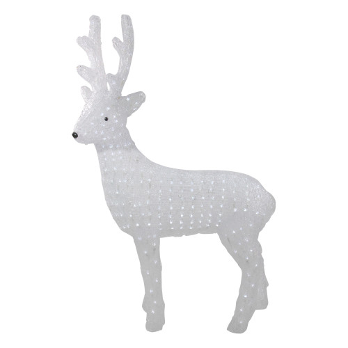 41" Lighted Commercial Grade Acrylic Reindeer Christmas Display ...