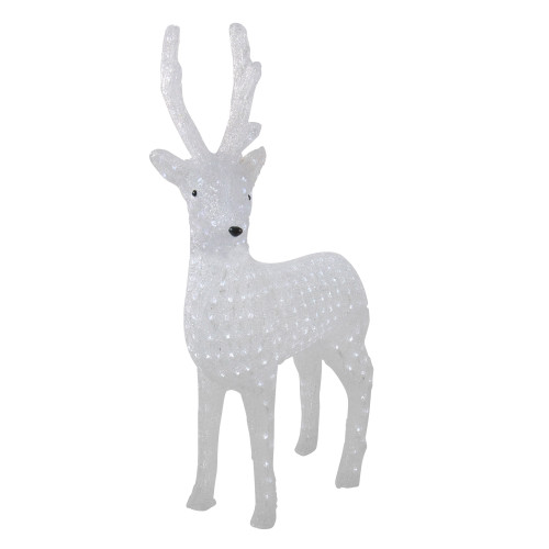 41" Lighted Commercial Grade Acrylic Reindeer Christmas Display ...