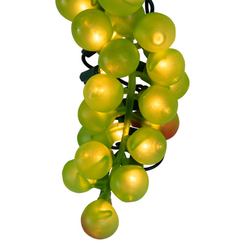 Grape Cluster Outdoor Patio String Light Set - Green - 6' Green Wire ...