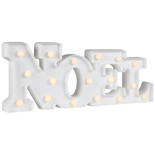 LED Lighted NOEL Christmas Marquee Wall Sign - 17" - White | Christmas ...