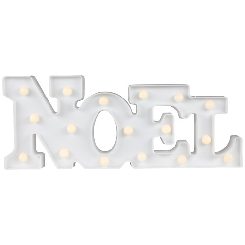 LED Lighted NOEL Christmas Marquee Wall Sign - 17" - White | Christmas ...