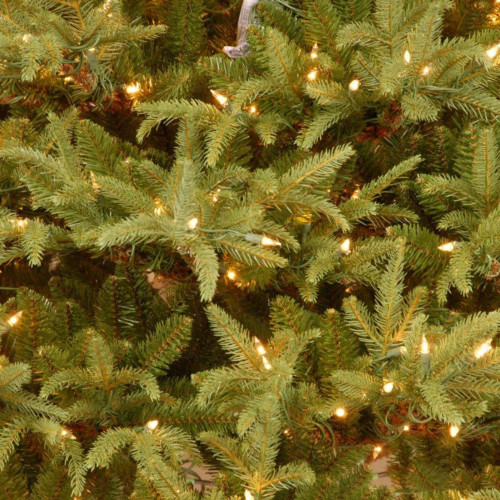 9’ Pre-Lit Slim Frasier Grande Artificial Christmas Tree, Clear Lights ...