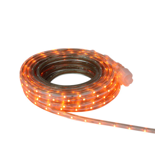 LED Christmas Linear Tape Lighting - Clear Tube - Orange Lights -30 ...