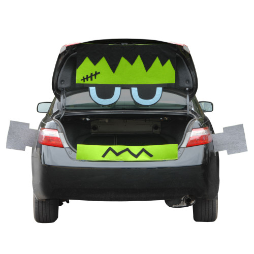 36" Gray & Green Halloween Tricky Trunks Car | Christmas Central