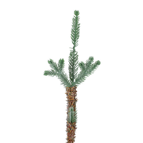 Frosted Pine Slim Artificial Christmas Tree with Jute Base - 3' - Unlit ...