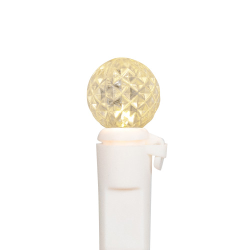 LED G12 Berry Mini Christmas Lights - Warm White - 15.9' - White Wire ...