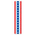 Pack of 6 Red & Blue Patriotic Stars Column Bunting Decors 6 ...