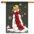 Christmas Red Scarf Outdoor House Flag 40" x 28" | Christmas Central