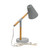 Adjustable Wooden Pivot Desk Lamp - 16" - Matte Gray & Brown ...