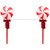 Peppermint Lollipops Christmas Pathway Markers - Clear Lights - 4.5 ...
