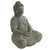 19.75" Buddha Sitting Decorative Outdoor Statue | Christmas Central