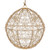 LED Twinkle Lighted Wire Ball Outdoor Christmas Decoration - 12" - Gold ...