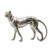 Marble Standing Leopard Statue - 13" - Silver | Christmas Central