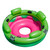 75" Bright Green & Pink Inflatable Shock Rocker Swimming Pool Float Toy ...