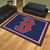 87" x 117" Blue MLB Boston Red Sox Plush Non-Skid Area Rug | Christmas ...