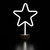 LED Star Neon Style Table Light - 11.5" - White | Christmas Central