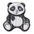 71" Black & White Inflatable Oversized Panda Swimming Pool Float ...