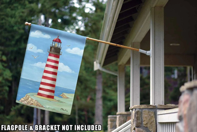 West Quoddy Head Lighthouse Outdoor House Flag 40" x 28" | Christmas ...