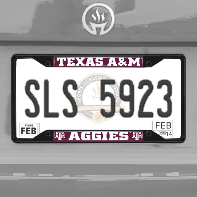 12.25” NCAA Texas A&M University Metal License Plate Frame | Christmas ...