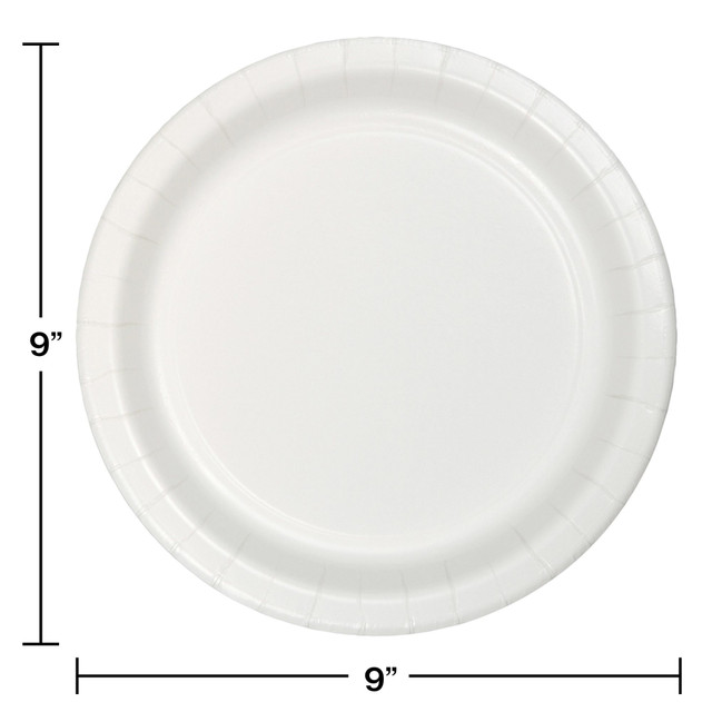 Club Pack of 900 White Paper Party Banquet Dinner Plates 9" | Christmas ...